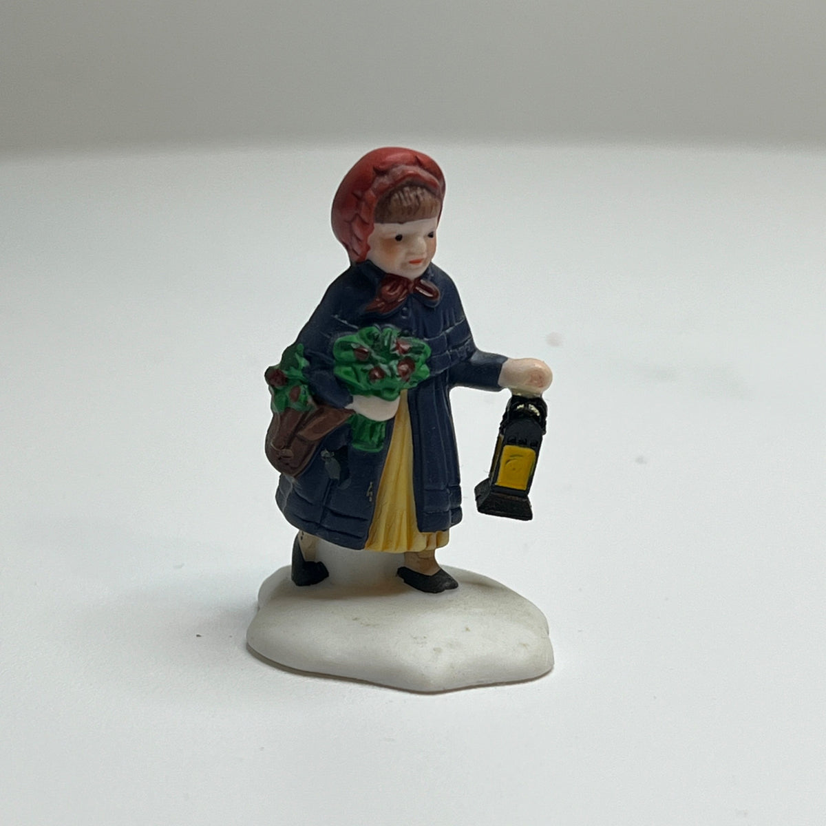 Dept 56 Bringing Home the Yule Log - Girl With Lantern Loose Figurine ...