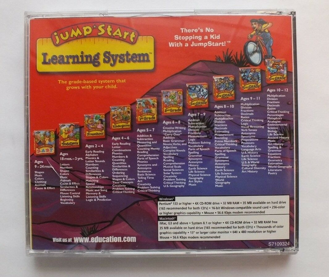 Jump Start 4th Grade Adventures - Deluxe 2 CD Set Windows & MAC Educat ...